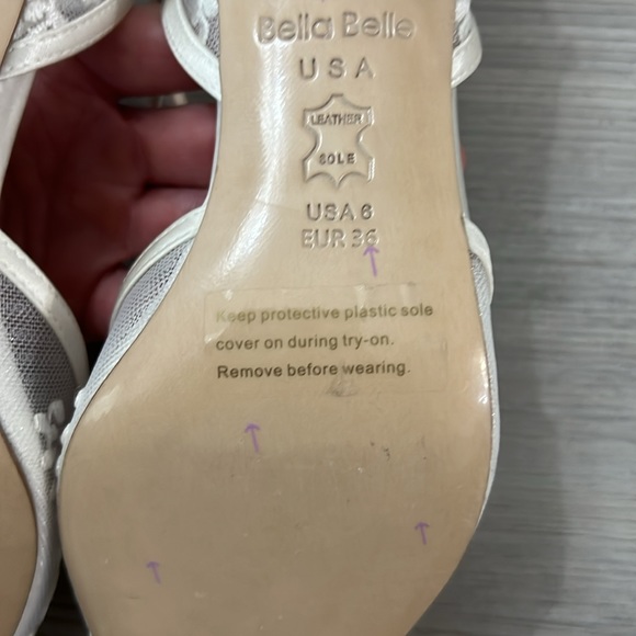 Bella Belle | Shoes | Bella Belle Candice Ivory Lace Wedding Shoes ...